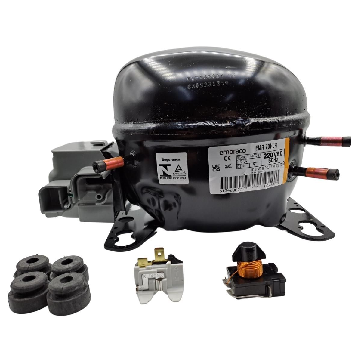 Motor Compressor Embraco EMR70HLR 1/5 Hp R134 220v - Valtec Shop