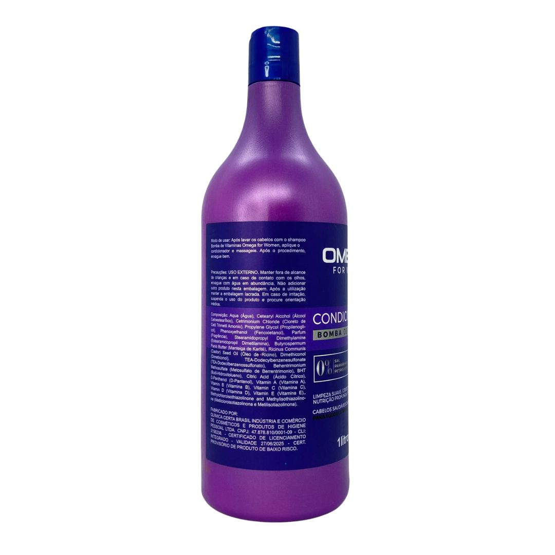 Condicionador Bomba De Vitaminas 1L Omega Hair - Camelô da Beleza