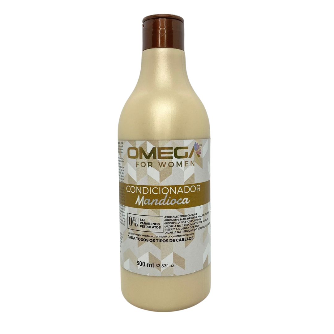 Condicionador Mandioca 500ml Omega Hair - Camelô da Beleza