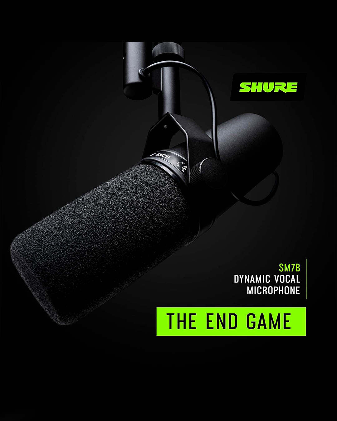 Microfone Shure SM-7B SM7B - Mais Store