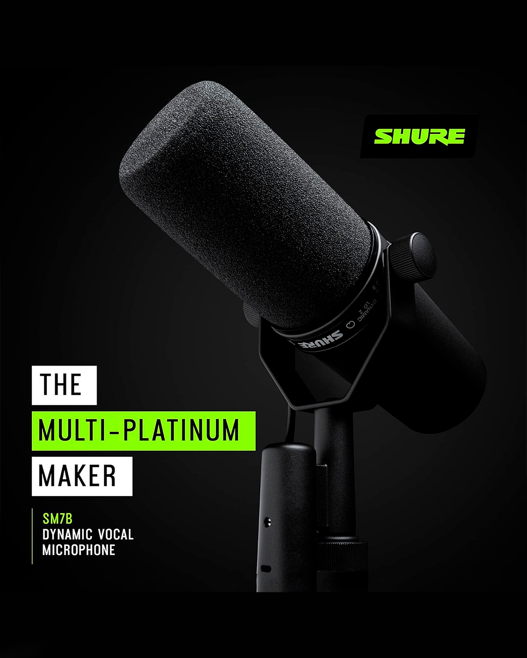 Microfone Shure SM-7B SM7B - Mais Store