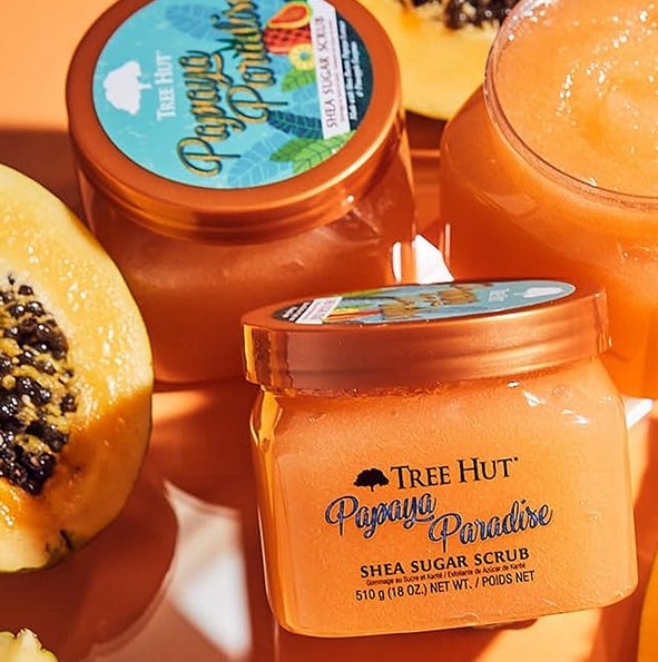 Tree Hut Papaya Paradise Sugar Scrub - Esfoliante Corporal 510g ... Tree Hut Papaya Paradise Sugar Scrub - Esfoliante Corporal 510g ...