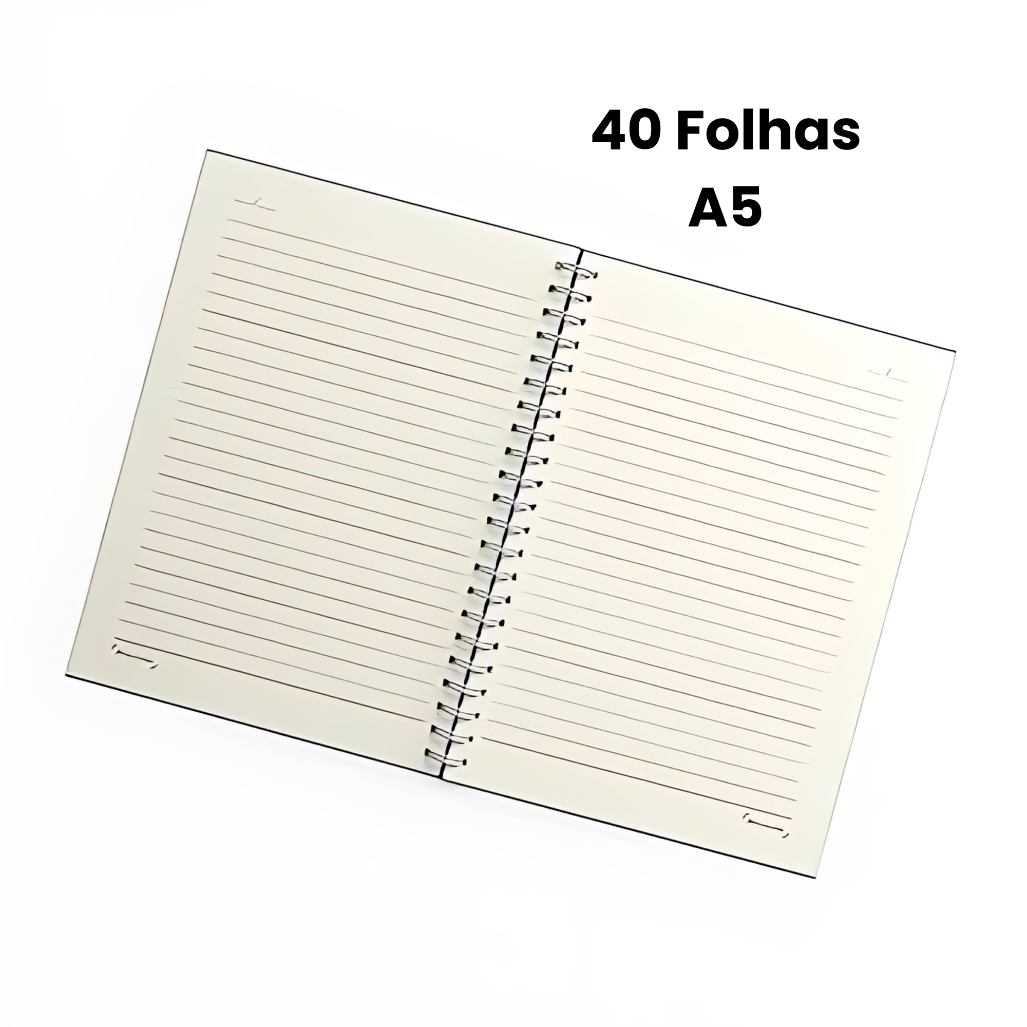 Cadernenta Wire-o A5 Capybara 40 Folhas 4 Modelos - Lofi