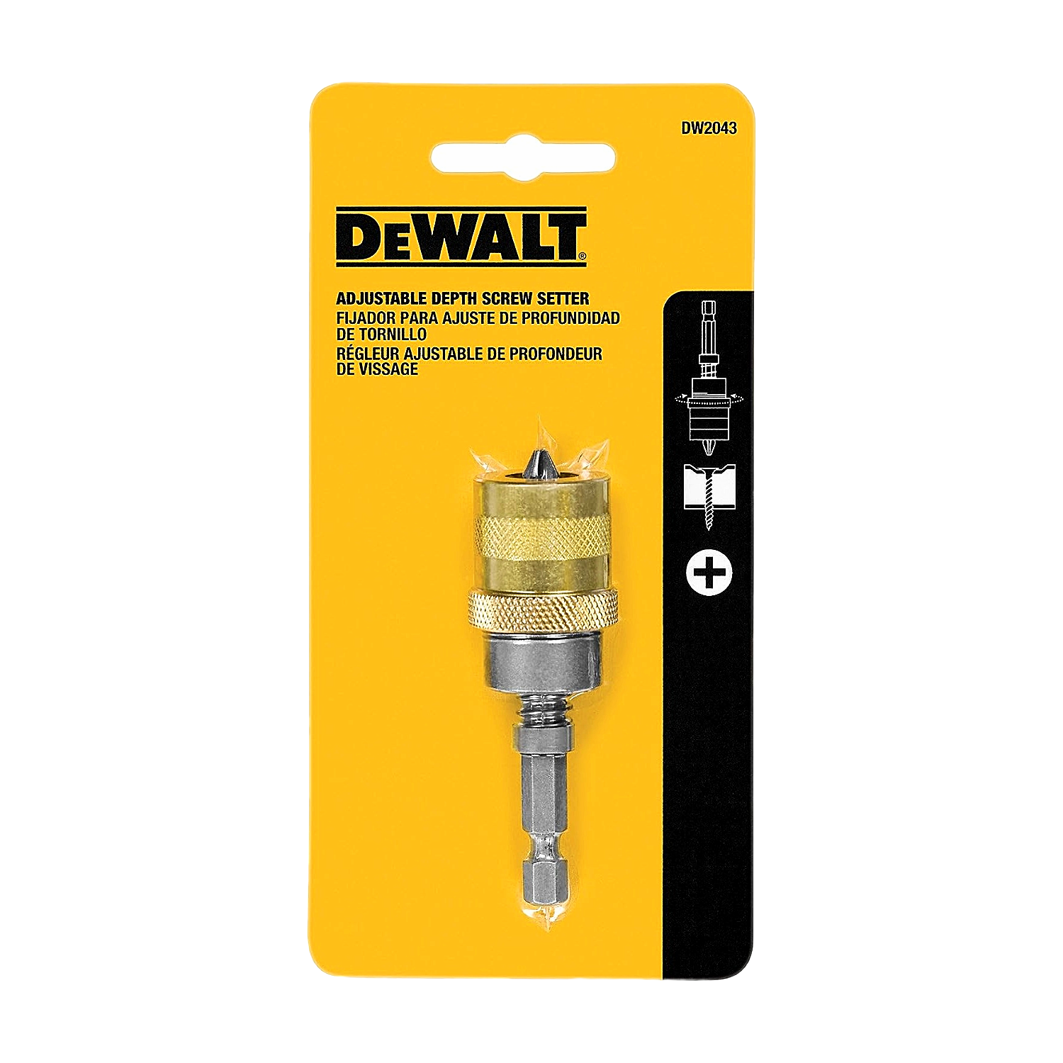 Ponta Bits Drywall com Regulador Profundidade Dw2043 Dewalt - Fullstock