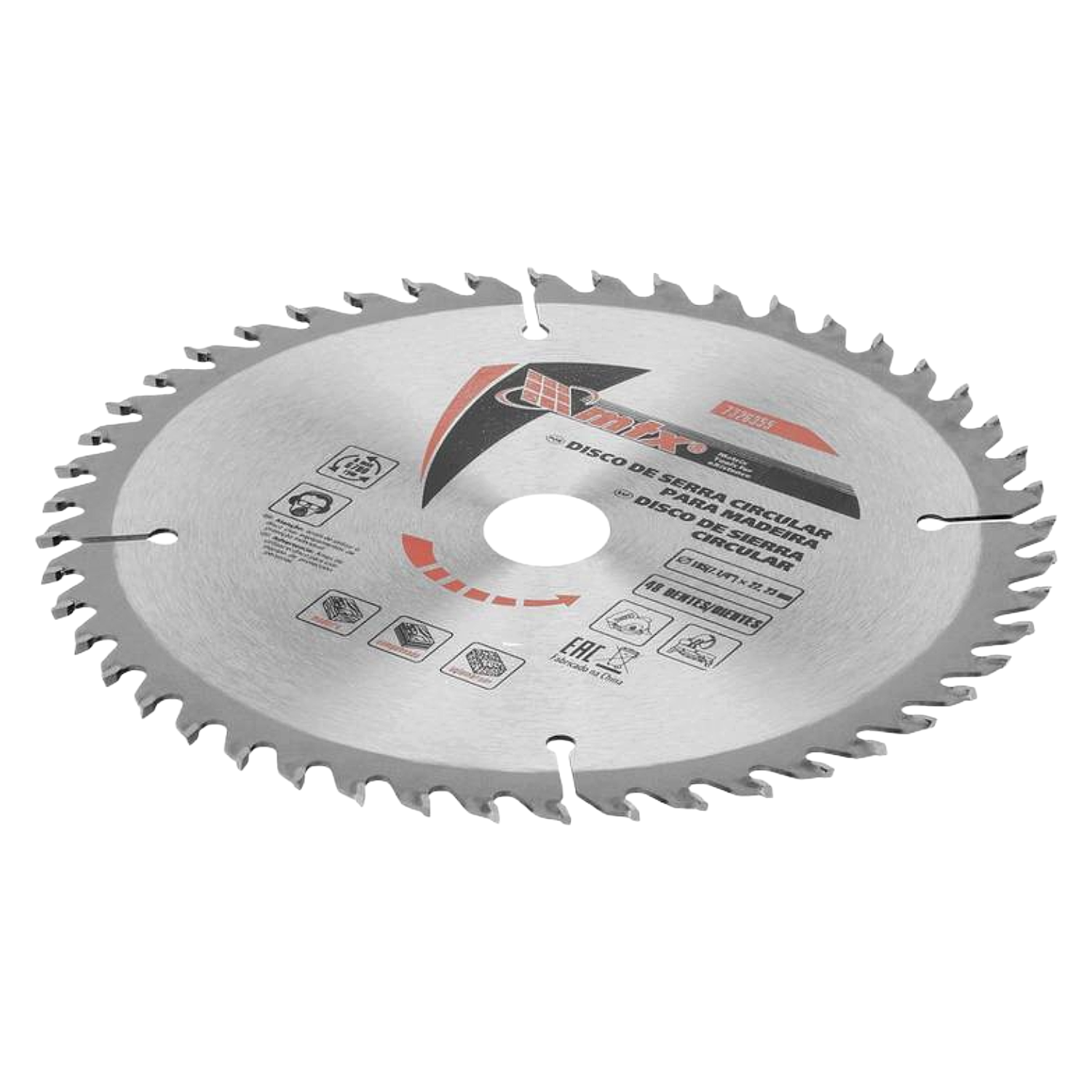 DISCO CIRCULAR WIDEA 185MM 7,1/4 POL 22,23 MM 48 DENTES MTX - Fullstock