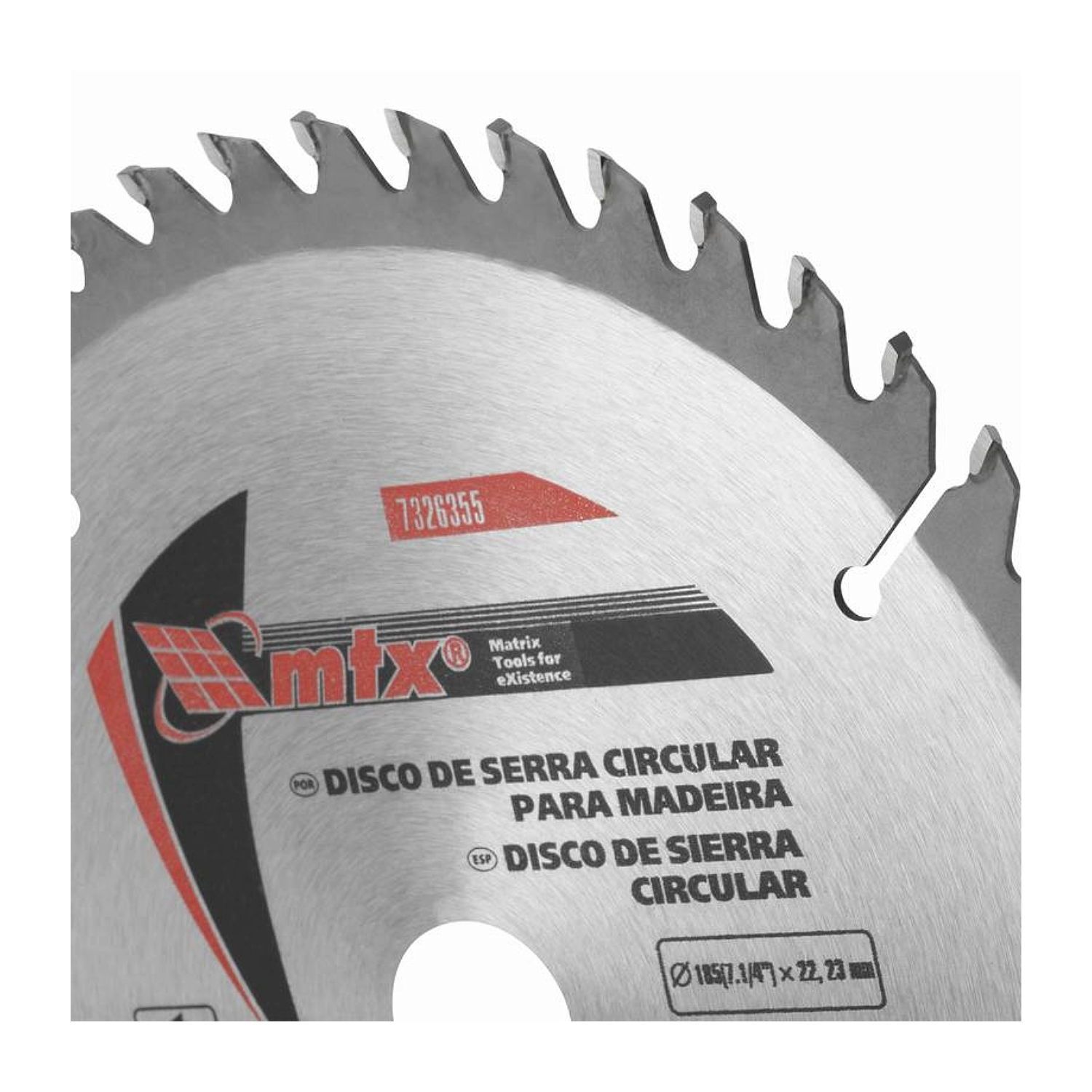 DISCO CIRCULAR WIDEA 185MM 7,1/4 POL 22,23 MM 48 DENTES MTX - Fullstock