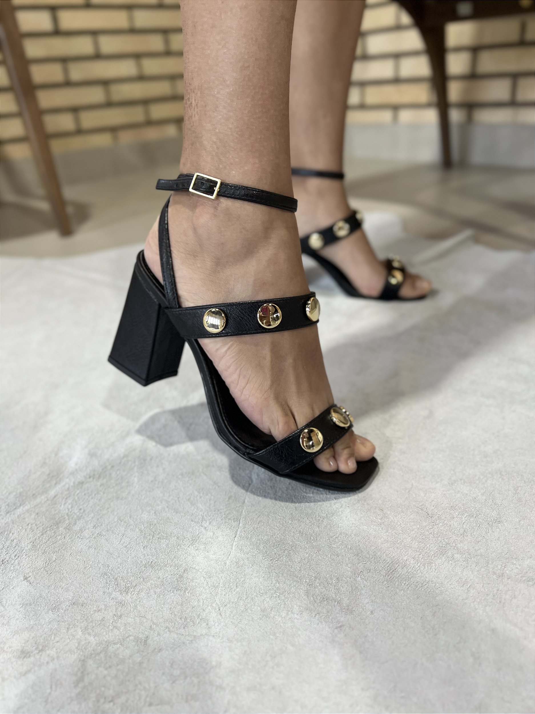 Sandália Marina Preta - Azure Shoes - Amou, comprou, recebeu!