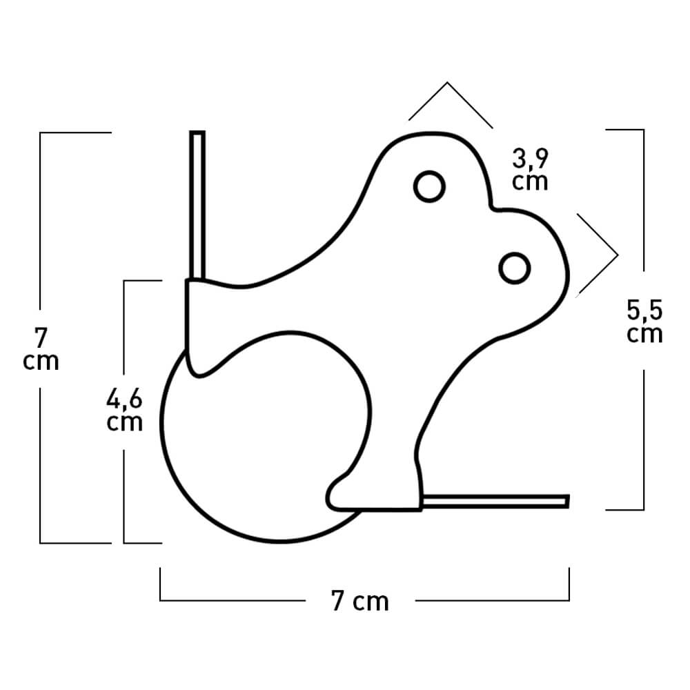 Canto Bola para Case - Médio Cromado: Garanta Sua Proteção - Mr DJ - A ...