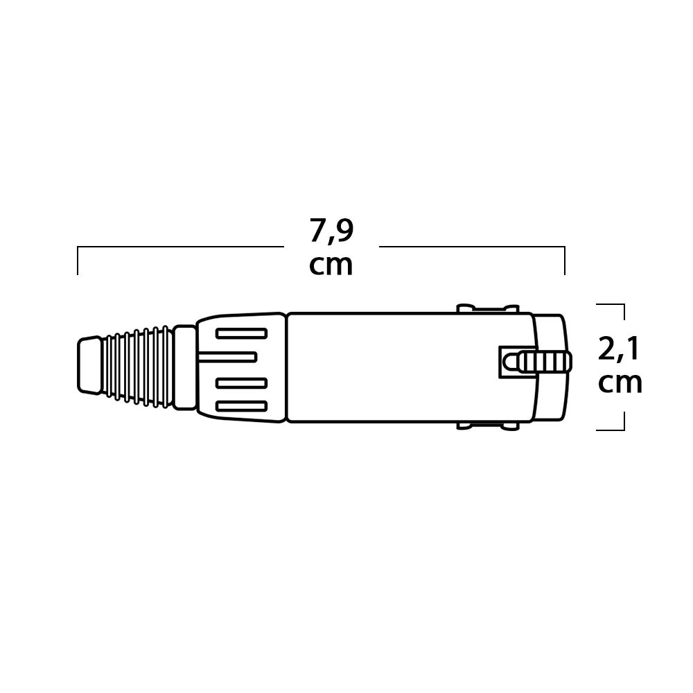 Plugue P10 Linha Fêmea com Trava Santana - Mr DJ - A casa da ferragem ...