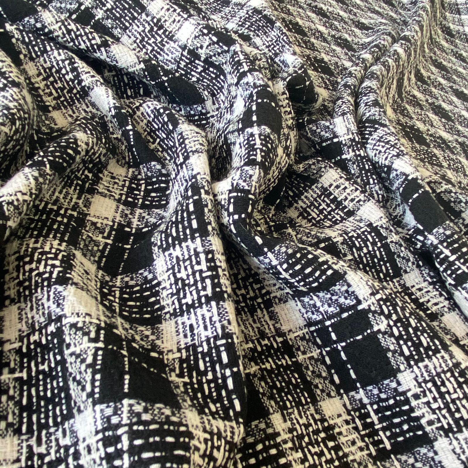 TECIDO LÃ TWEED CHECKS (XADREZ 2) - Ponto dos Tecidos