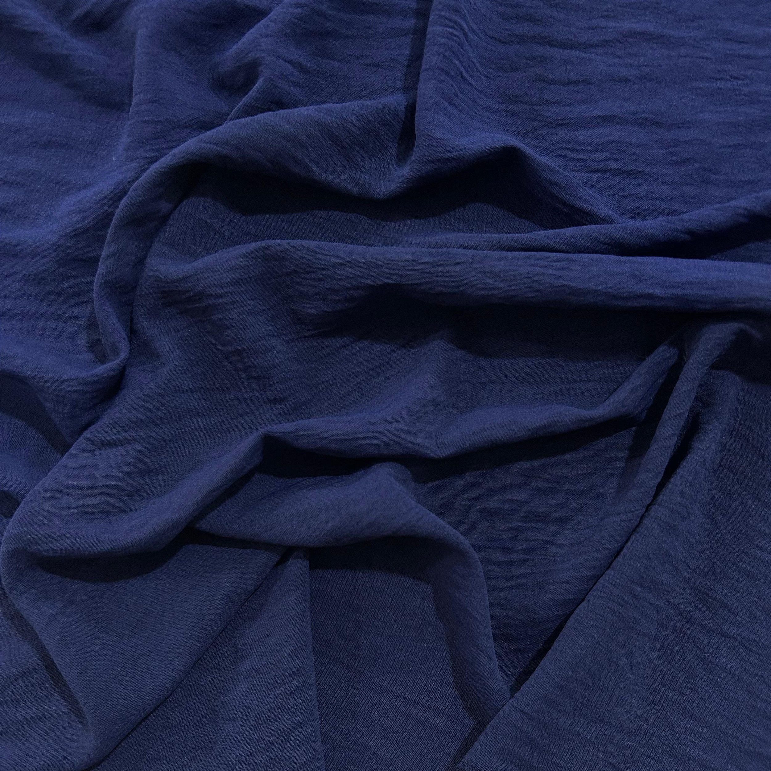 CREPE DUNA | AZUL MARINHO AZ7000 - Ponto dos Tecidos