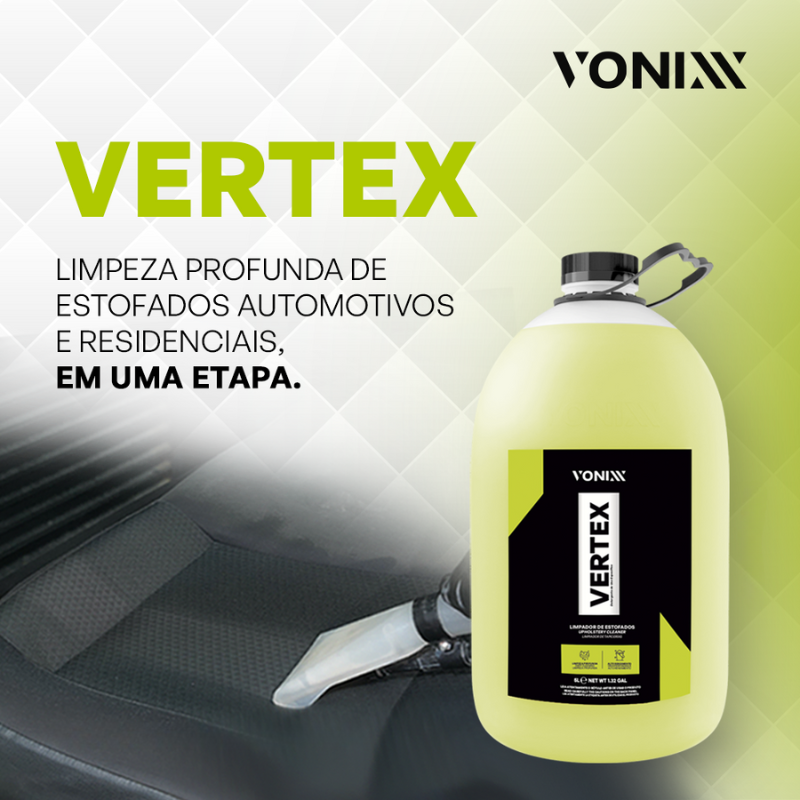 Vertex Limpador de Estofados Super Concentrado Vonixx 5L - Cris Car Care - Produtos Estética ...