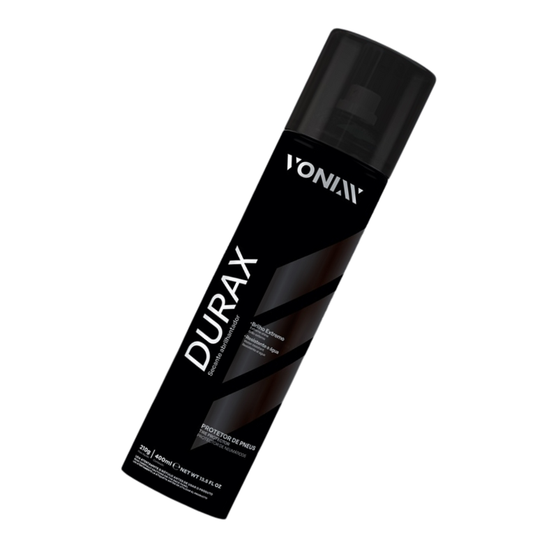 Durax Pneu Pretinho em Aerossol 400ml Vonixx - Cris Car Care - Produtos Estética Automotiva