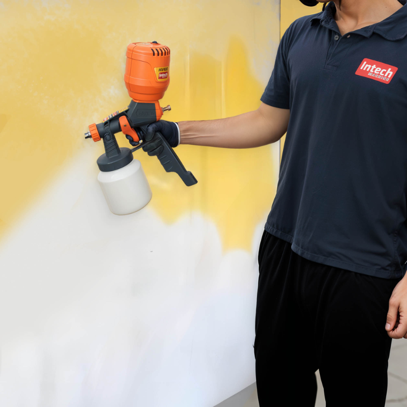 Pistola Elétrica Pulverizadora Ar Direto HV400 220V Intech Machine - Cris Car Care - Produtos ...