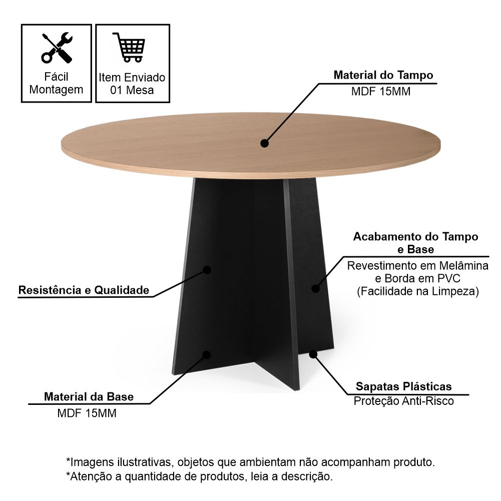 Mesa de Jantar 6 Lugar 120cm Isabela: Elegância Com Qualidade - Straub ...