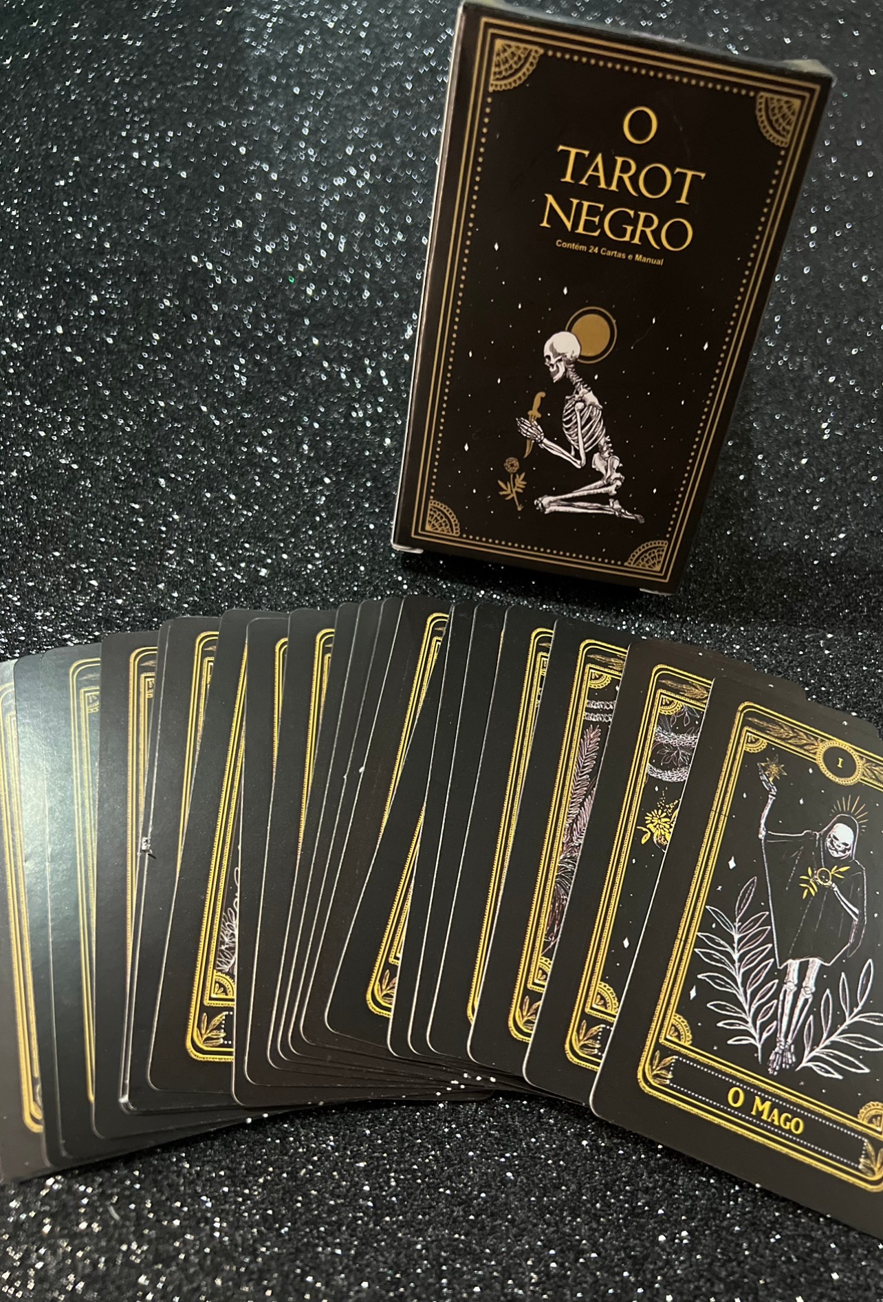 Tarot Negro 22 cartas - Thaline Do Axe Loja Oficial