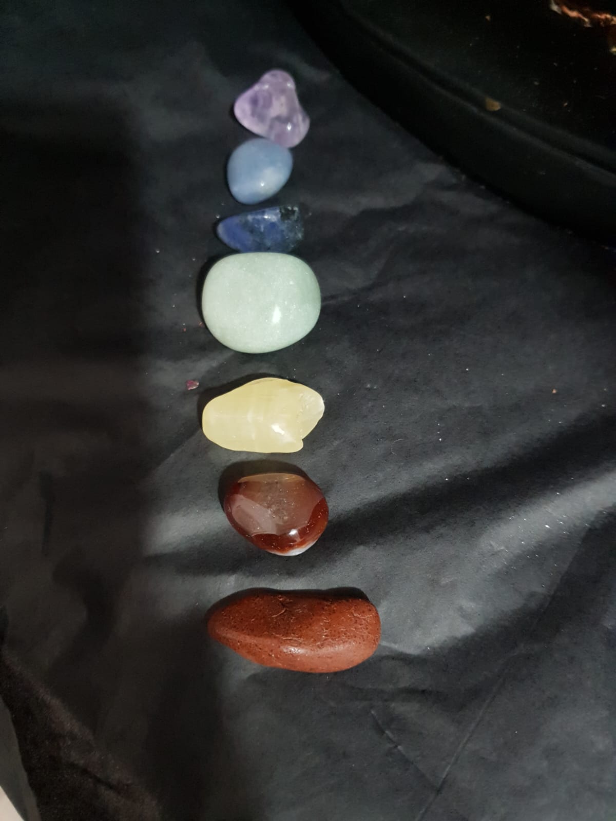 Kit de pedras 7 Chakras - Thaline Do Axe Loja Oficial
