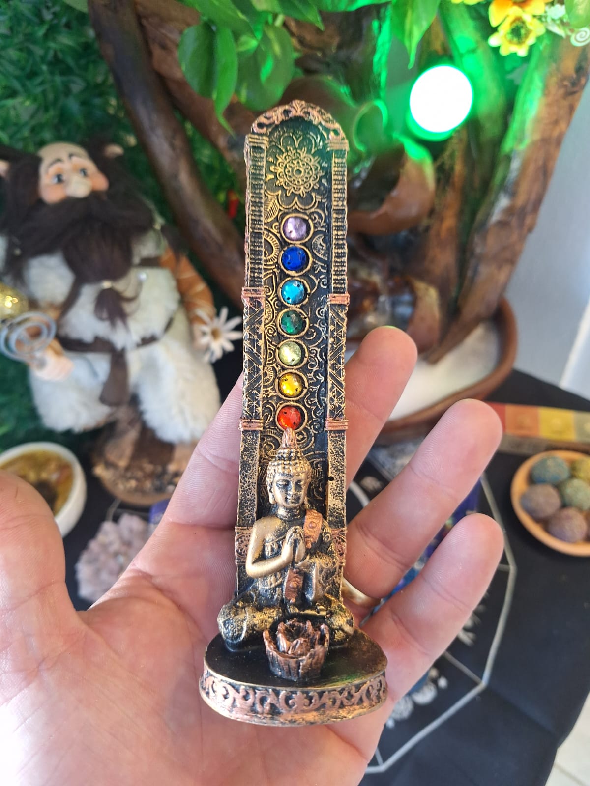 Incensario 7 Chakras - Thaline Do Axe Loja Oficial