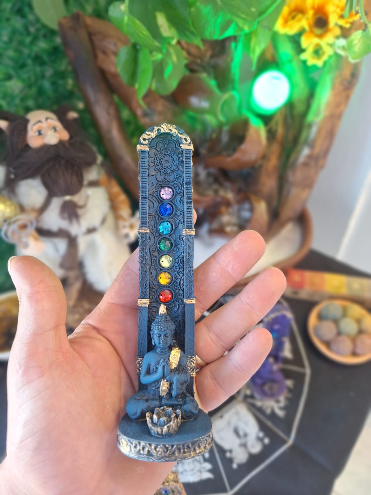 Incensario 7 Chakras - Thaline Do Axe Loja Oficial