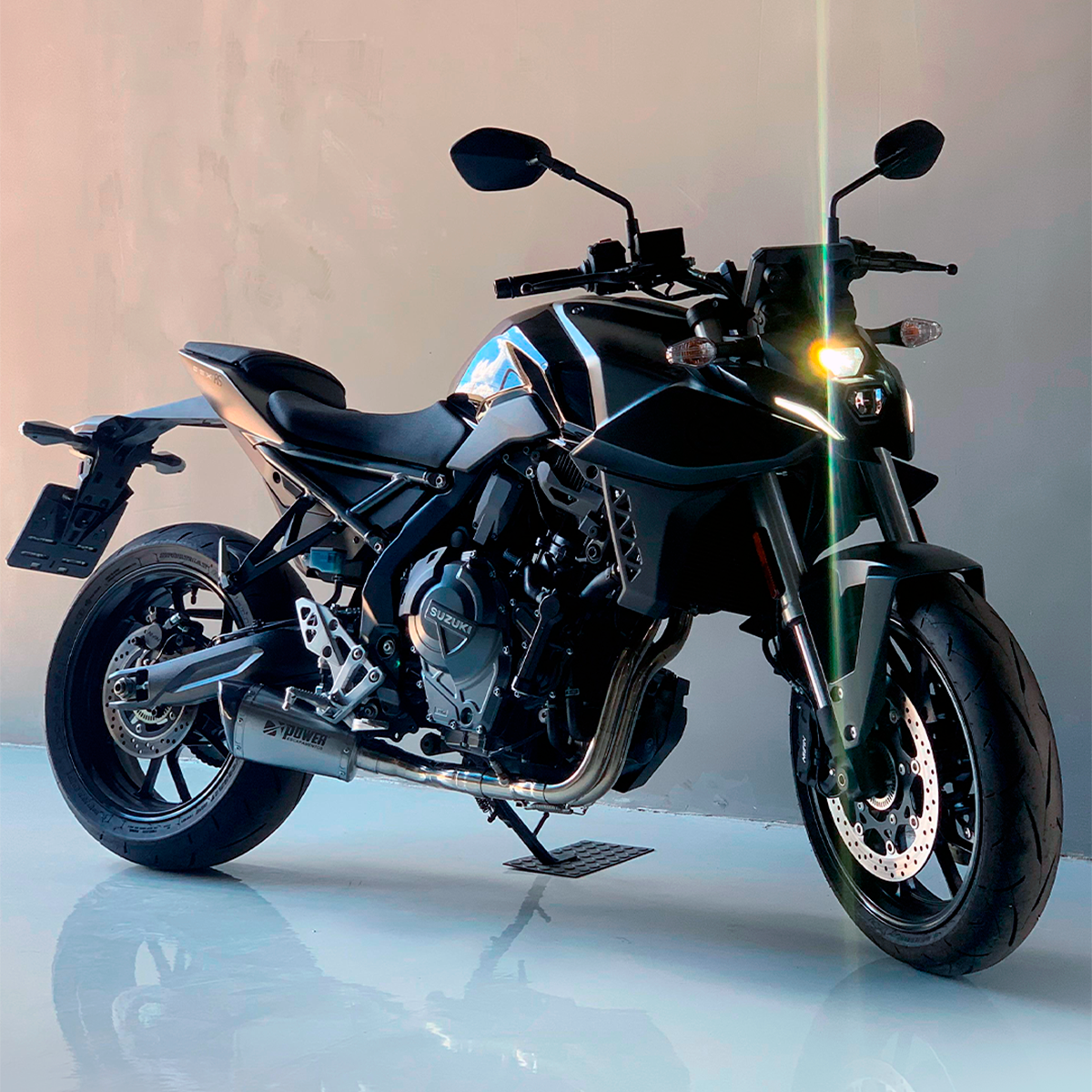 Escapamento Esportivo Completo Moto suzuki gsx-8s cano titanio inox ...