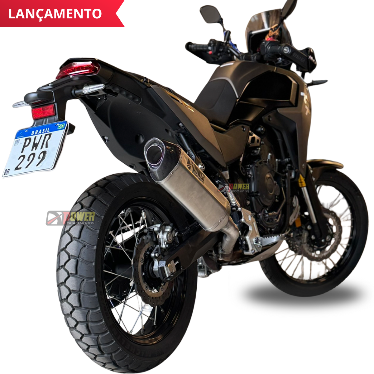 Ponteira R66 Inox com link Ténéré 700 Yamaha Power Escapamentos - Power ...