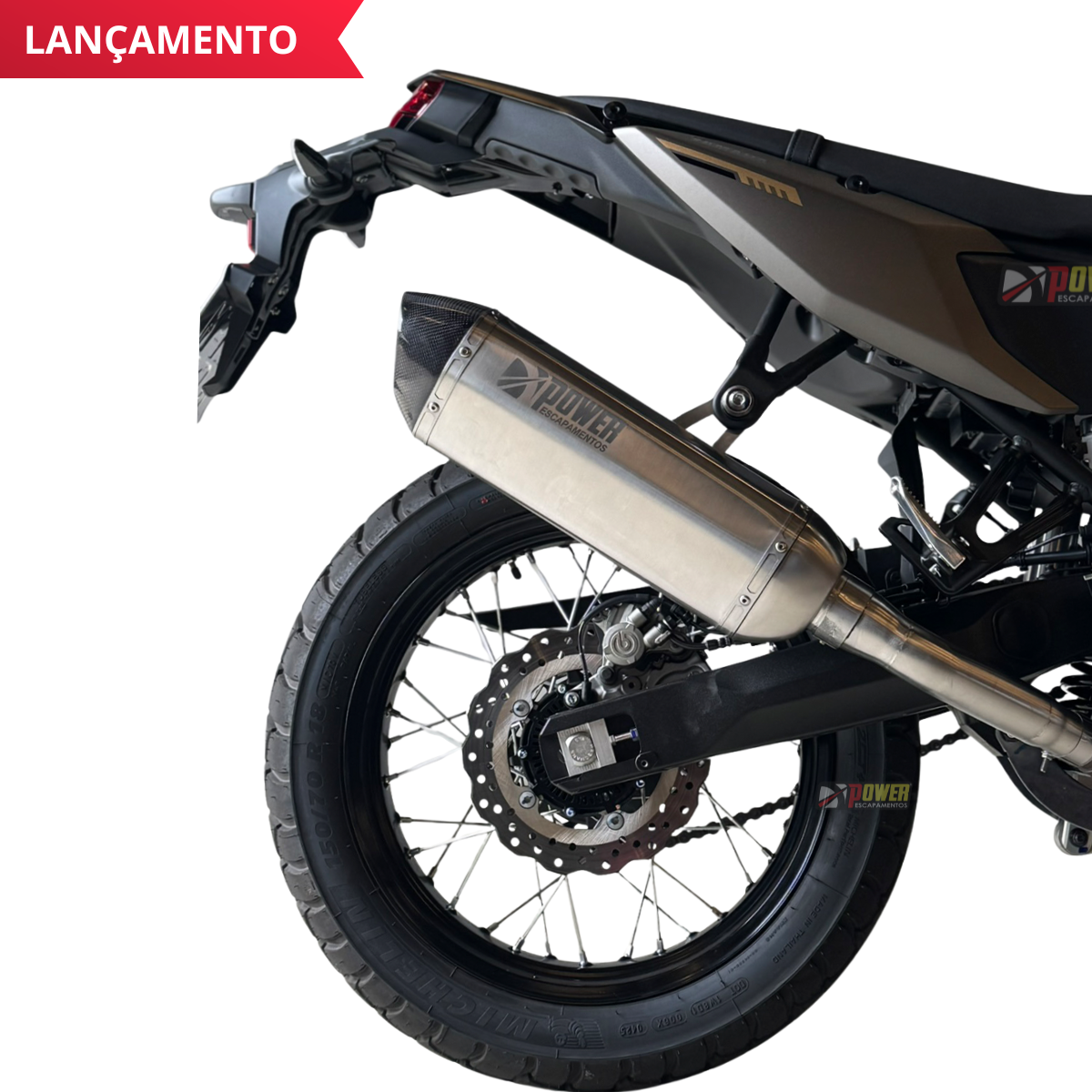 Ponteira R66 Inox com link Ténéré 700 Yamaha Power Escapamentos - Power ...