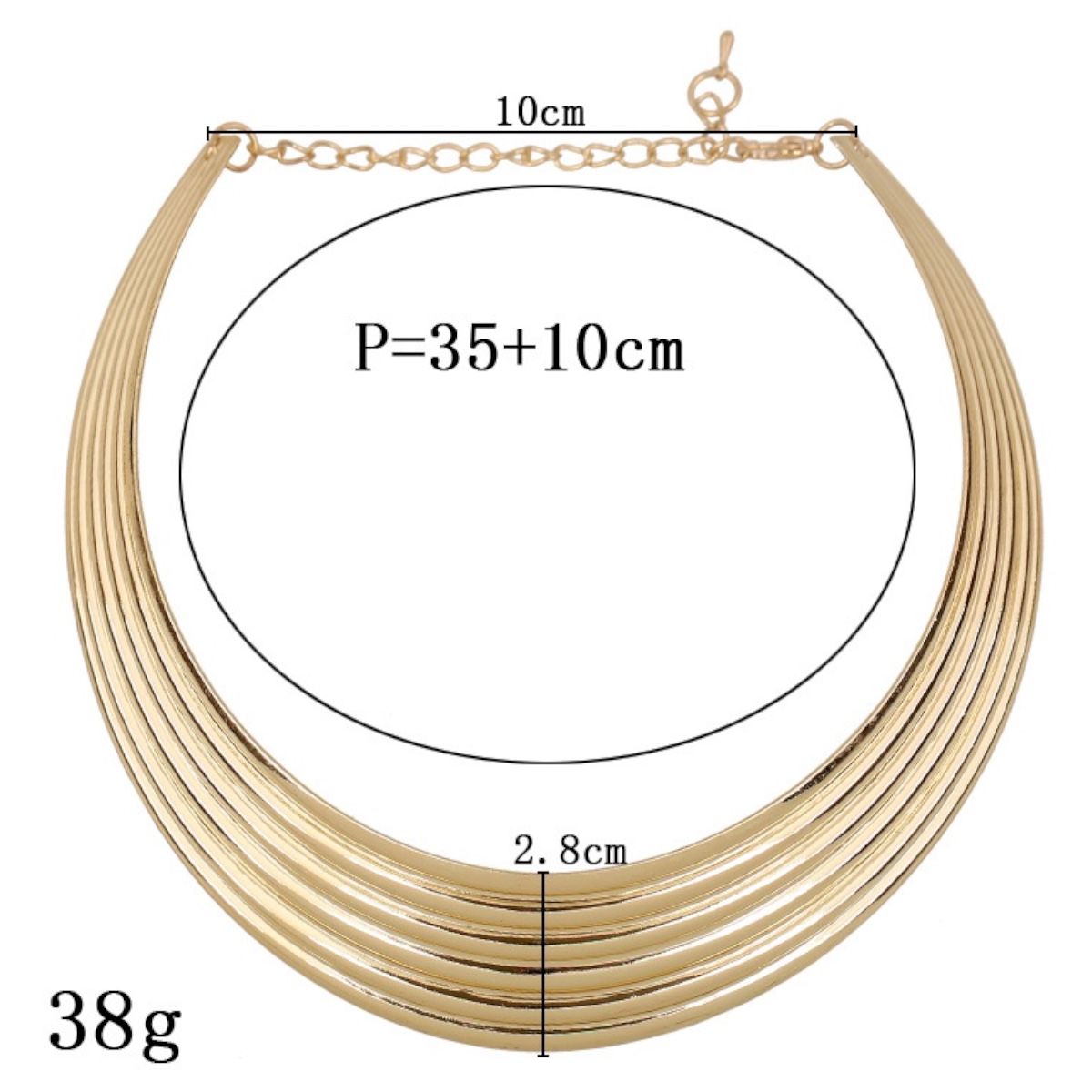 Colar Cleópatra Gargantilha Deusa Grega Rainha Egípcia Choker Metálica Africana Cosplay Festa a ...