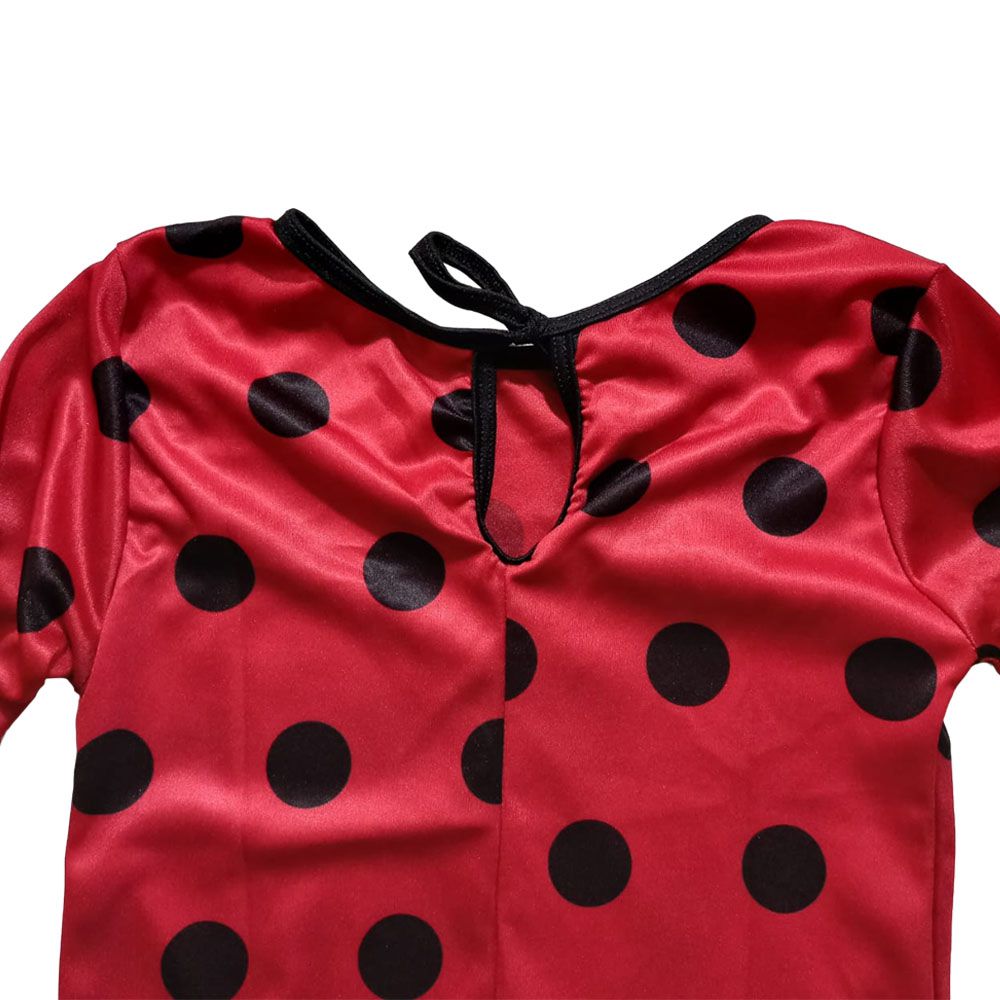 Fantasia Ladybug Macacão Joaninha Infantil Personagem Princesa de Poá ...