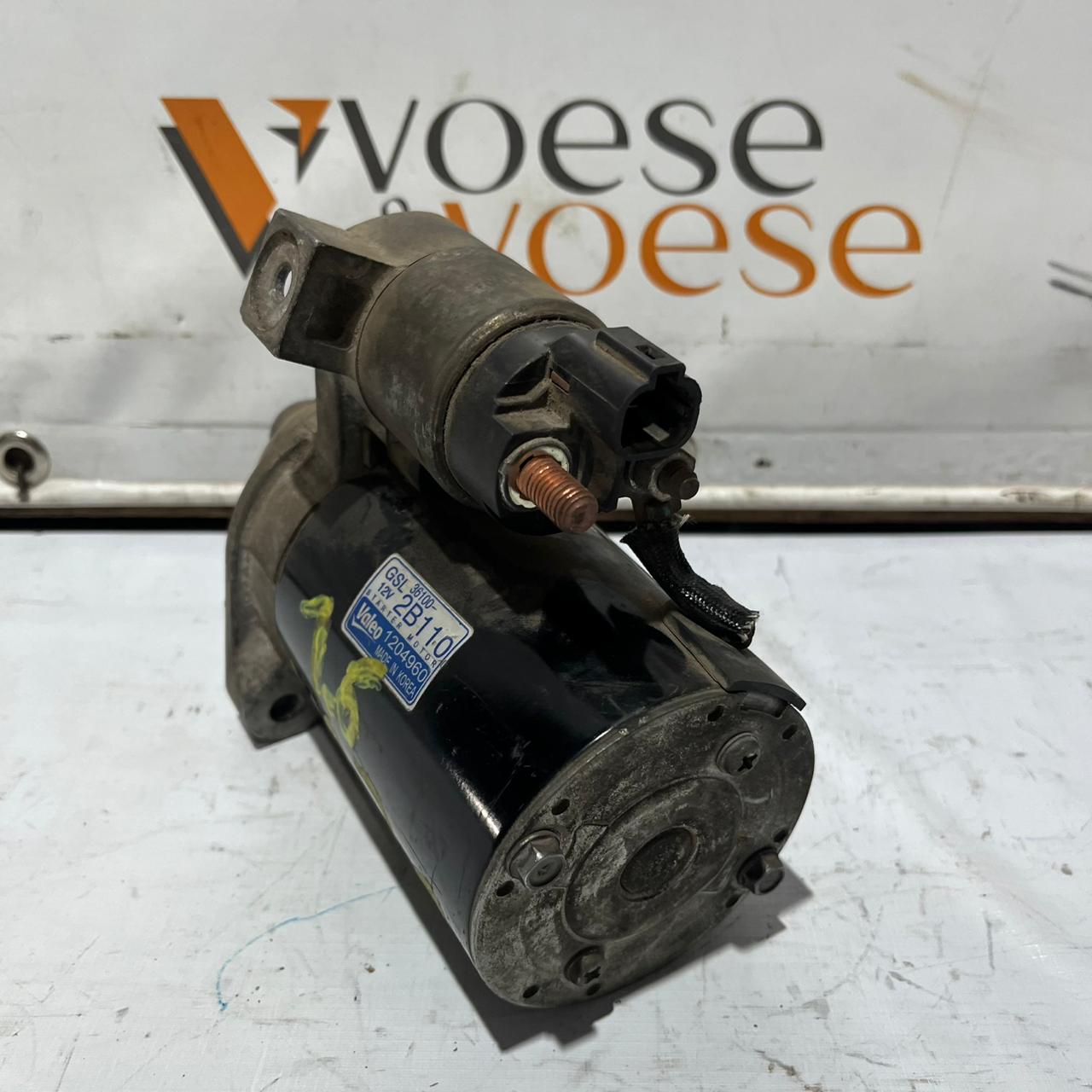 MOTOR ARRANQUE HYUNDAI HB20 VELOSTER 1.6 2015 CODIGO HYUNDAI 361002B110 ...