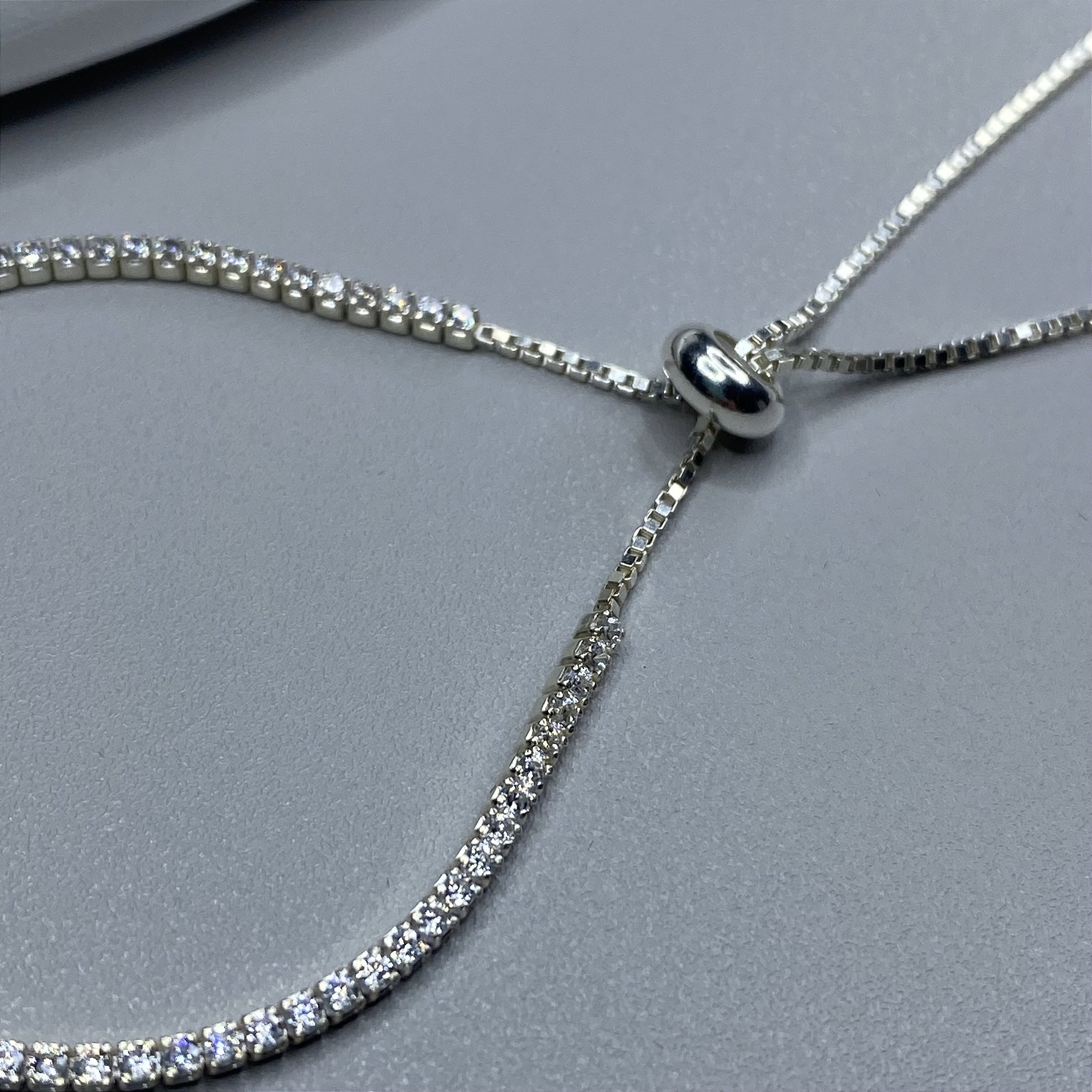 PULSEIRA RIVIERA AJUSTÁVEL CRAVEJADA. PRATA 925. - CAROLINE PRATAS ...