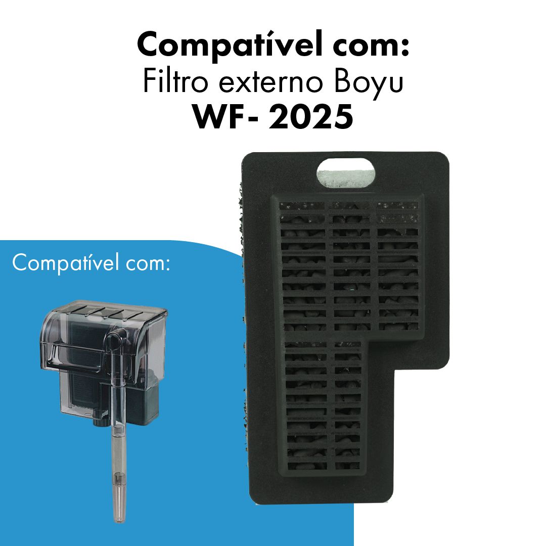 REFIL FILTRO EXT BOYU WF-2025 - Aquabase Aquapaisagismo