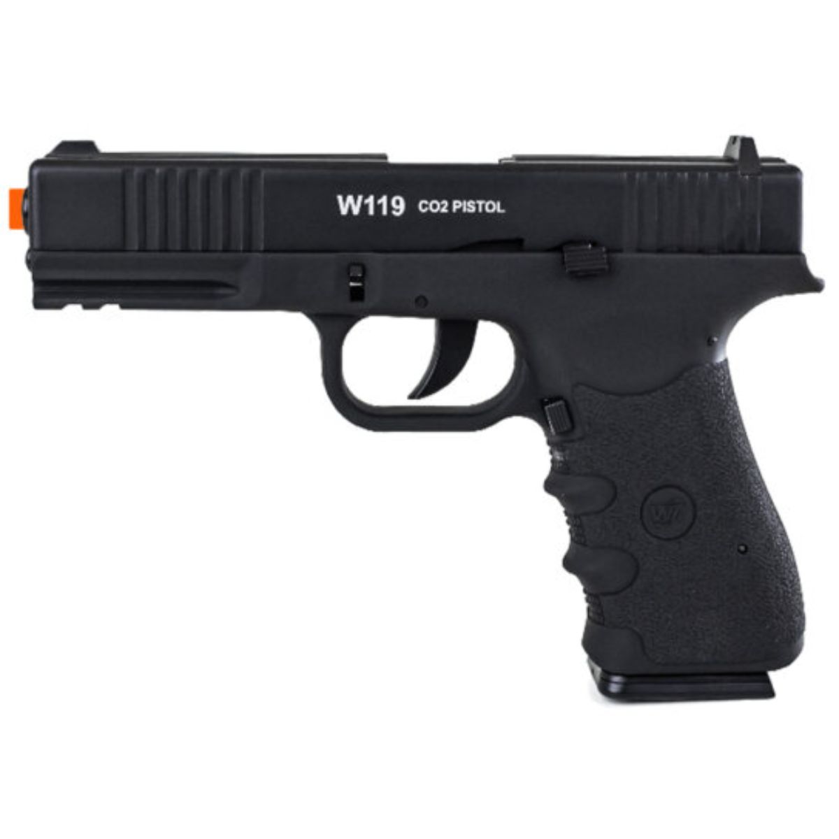 Pistola de Pressão Wingun W119 Slide Metal CO2 4.5mm - Rossi - Silvius ...