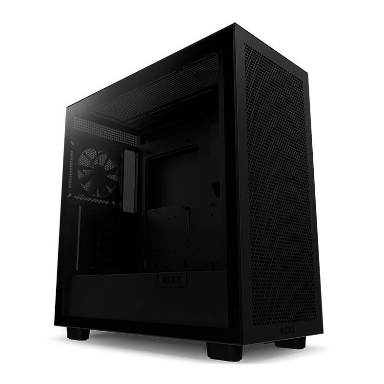 Gabinete NZXT H710 Flow Vidro Temperado e 2 Ventoinhas Black - CM-H71FB ...