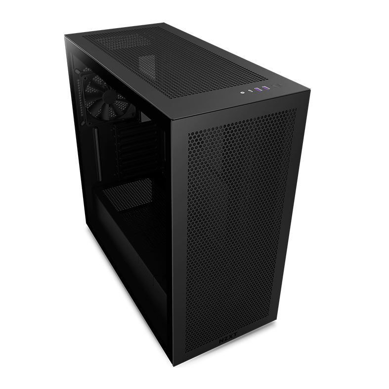 Gabinete NZXT H710 Flow Vidro Temperado e 2 Ventoinhas Black - CM-H71FB ...