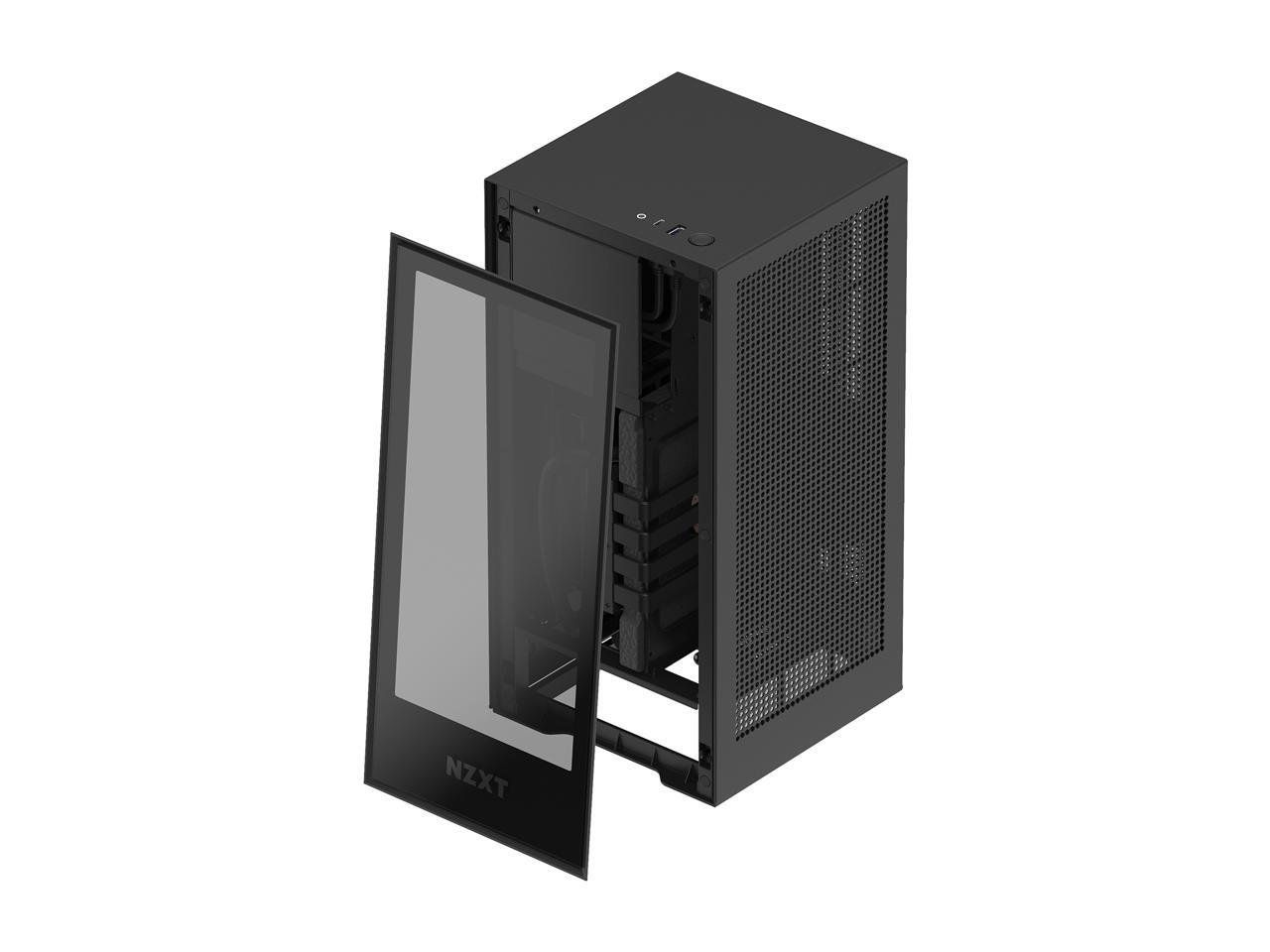 Gabinete NZXT H1 Mini ITX com Fonte 650W e Cabo Riser e Water Cooler ...