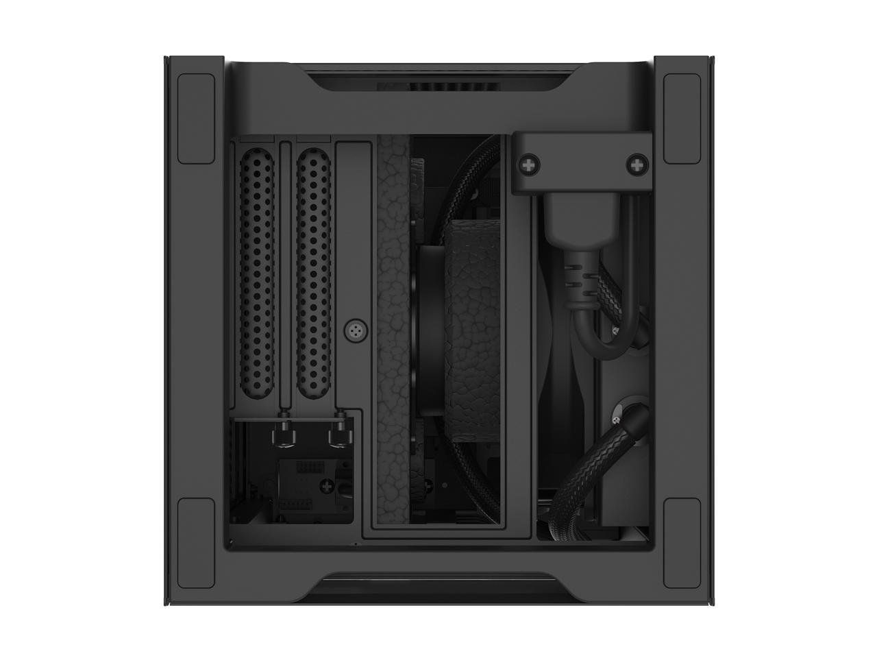 Gabinete NZXT H1 Mini ITX com Fonte 650W e Cabo Riser e Water Cooler ...