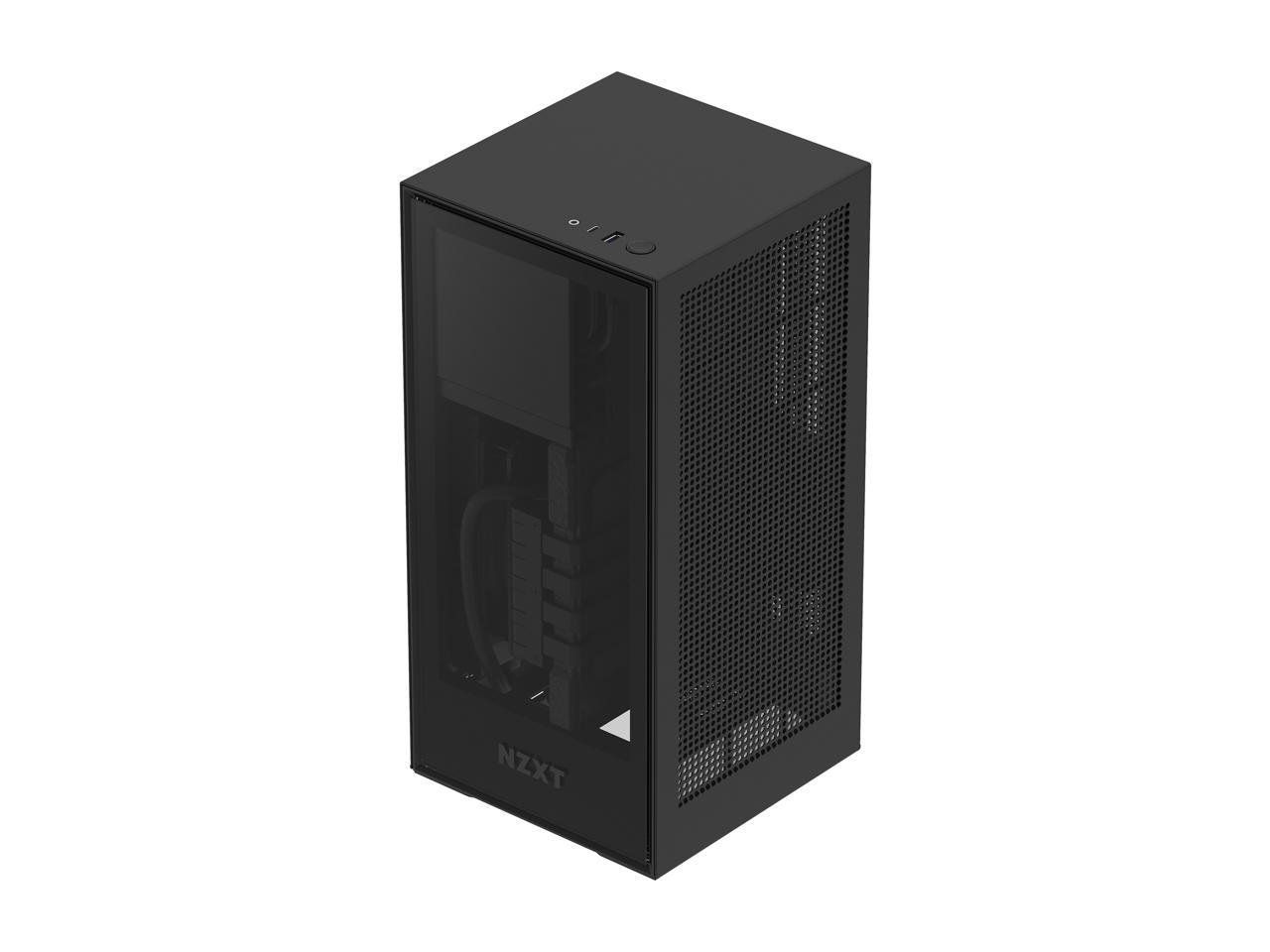 Gabinete NZXT H1 Mini ITX com Fonte 650W e Cabo Riser e Water Cooler ...