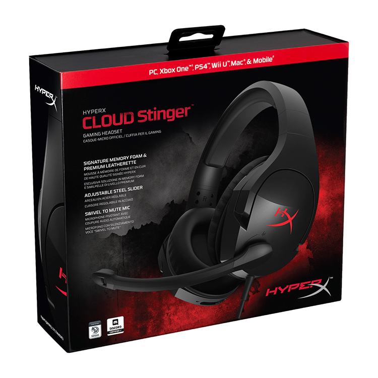 Headset Gamer HyperX Cloud Stinger - HX-HSCS-BK/NA - GK Infostore ...