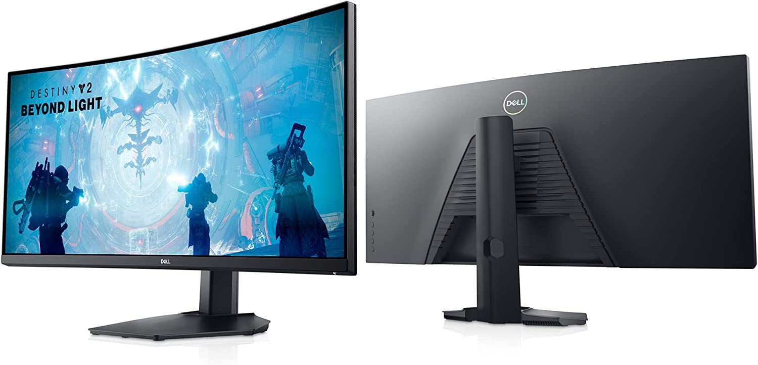 Monitor Dell LED Curvo 2K WQHD 144 Hz FreeSync Premium DisplayHDR 400 ...