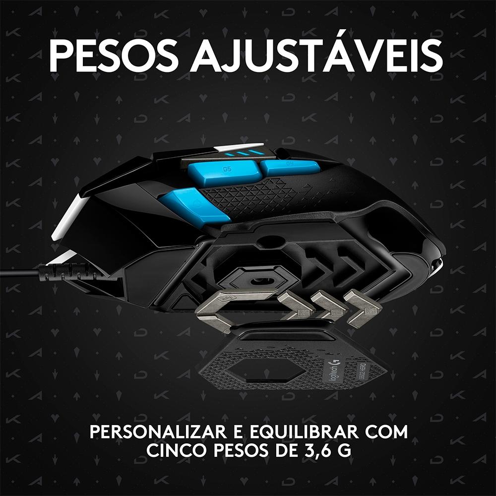 Mouse Logitech G502 Hero USB 25600 DPI 11 Botões | GK Infostore - GK ...