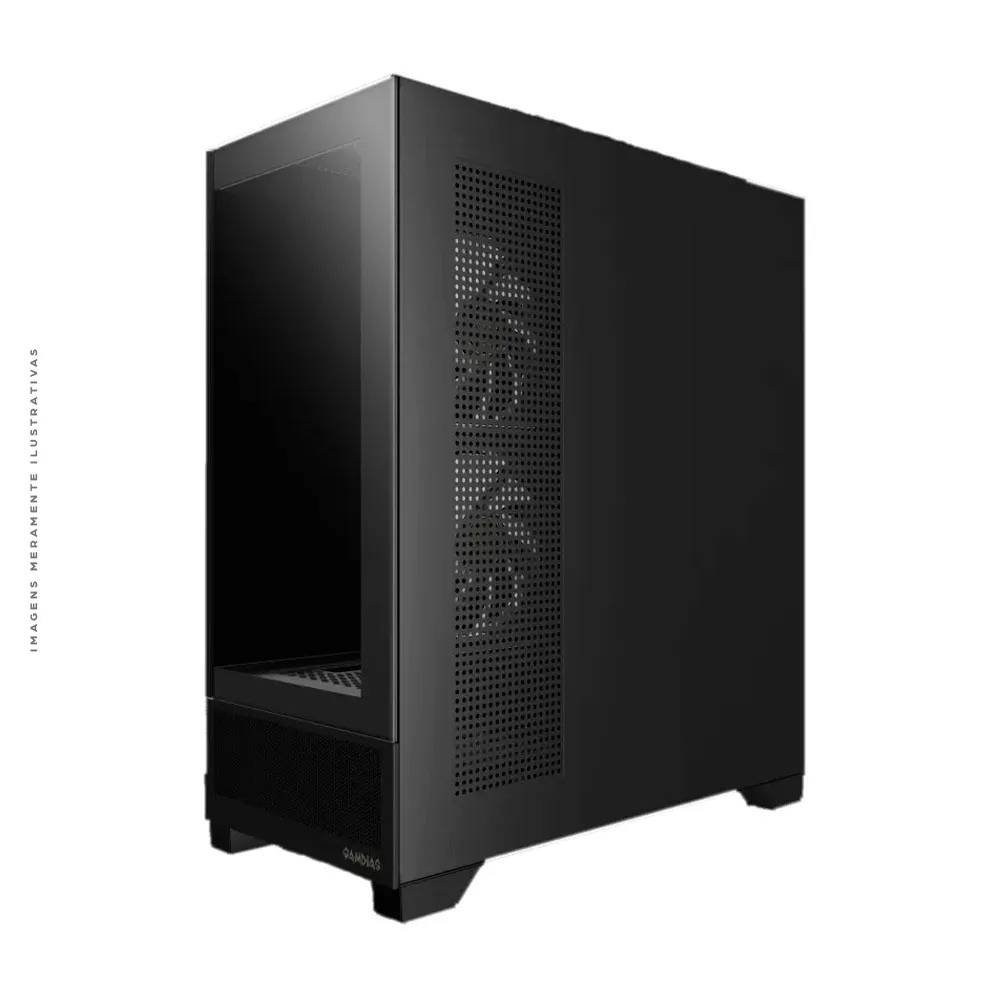 Gabinete Gamer Gamdias Atlas M1 Mid Tower Black - ATLAS-M1 - GK ...