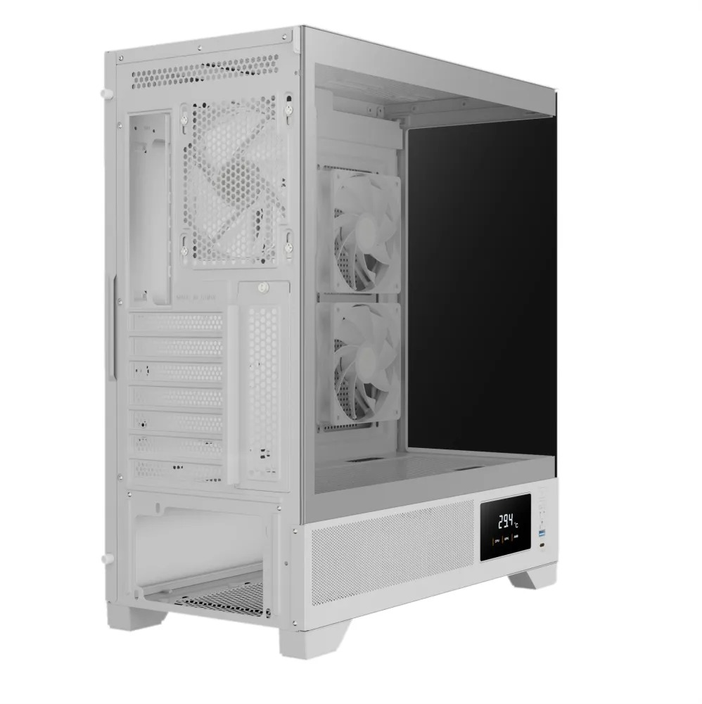 Gabinete Gamer Gamdias Atlas M1 Mid Tower White - ATLAS-M1-WH - GK ...