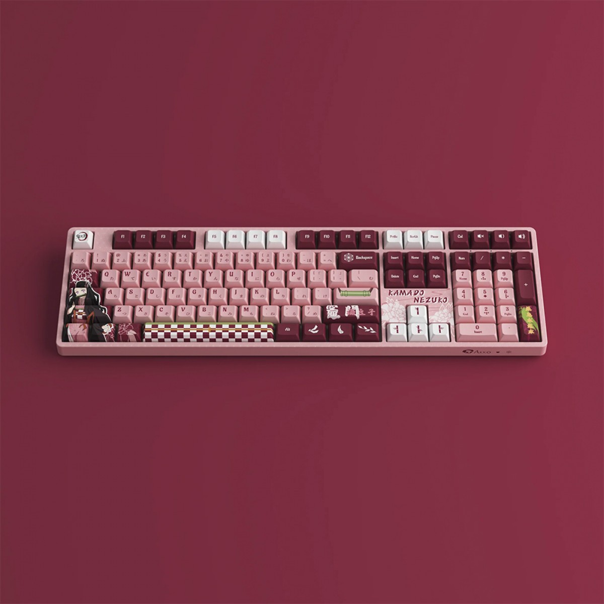 Teclado Mecânico Gamer Akko 5108B-PLUS Demon Slayer Kamado Nezuk Switch ...