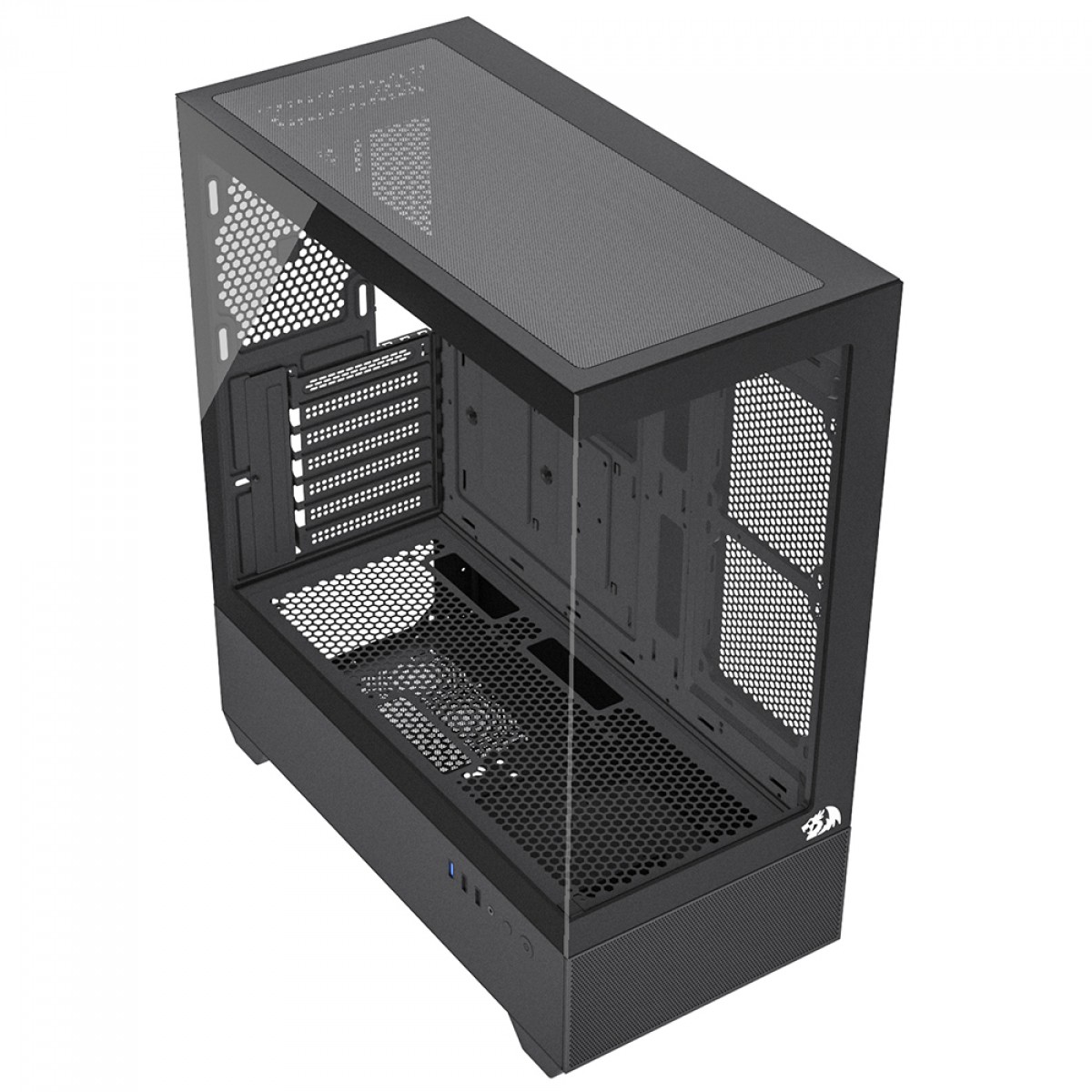 Gabinete Gamer Redragon Reflect Flow Vidro Temperado Mid Tower Black ...