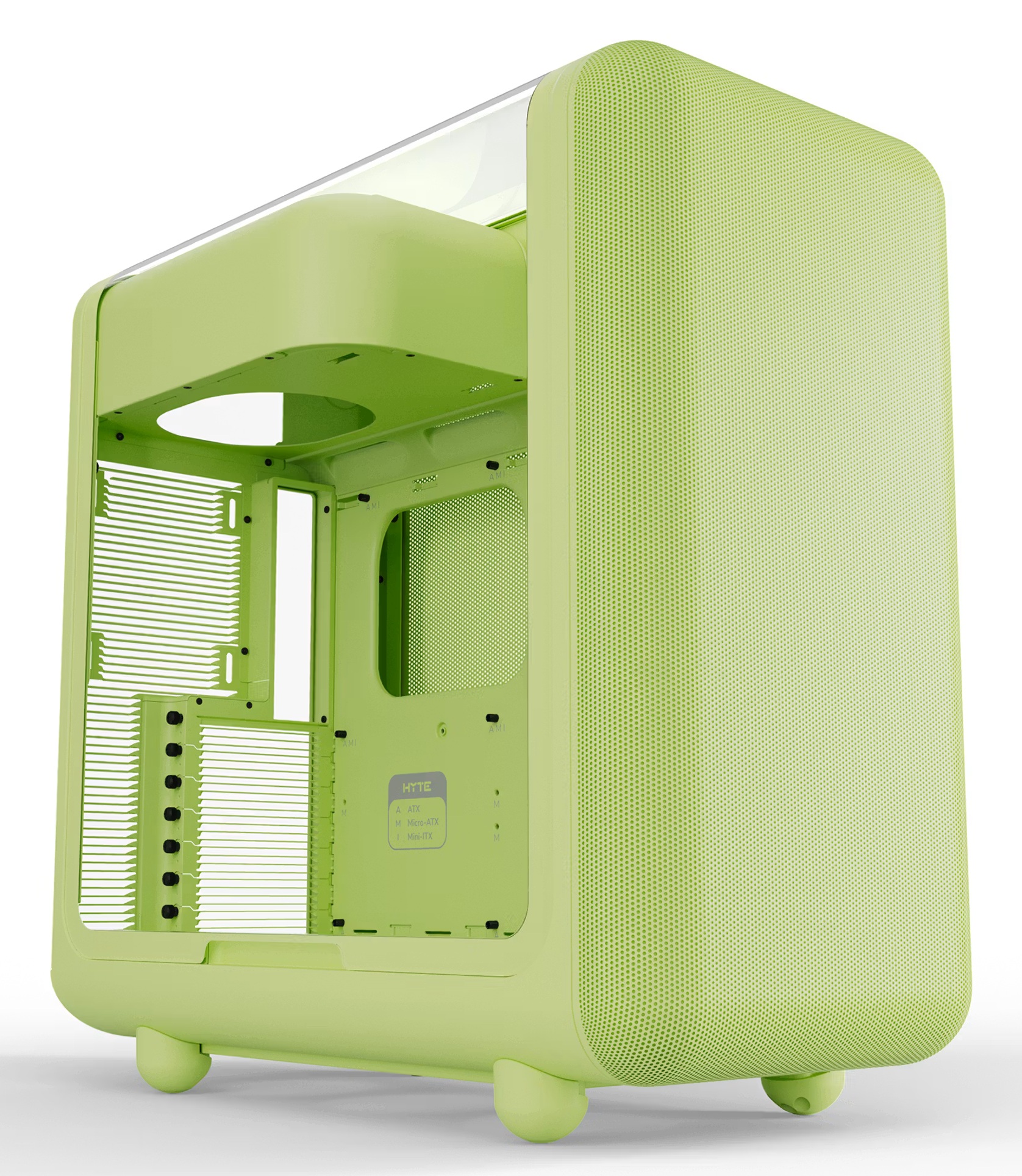 Gabinete Gamer HYTE X50 Matcha Milk (Verde) Atx Mid Tower Window - CS ...