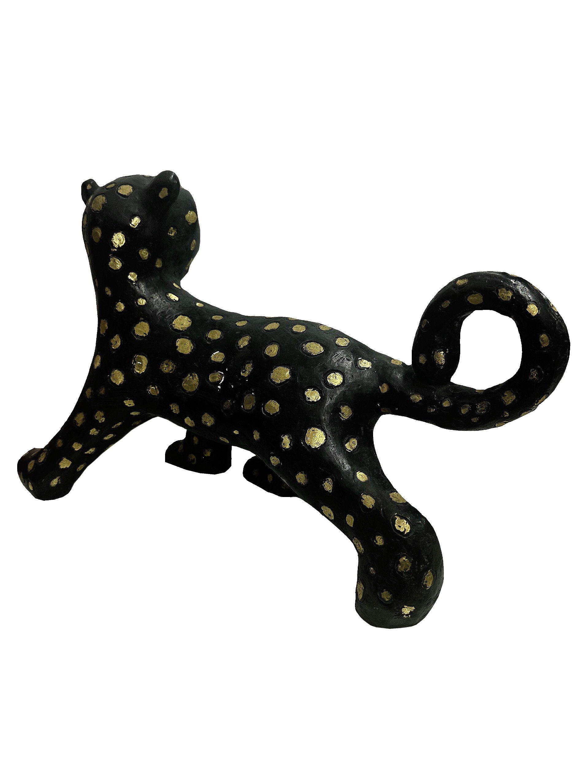 Sônia Ebling - Escultura em bronze patinado representando Onça - ToppoArtes