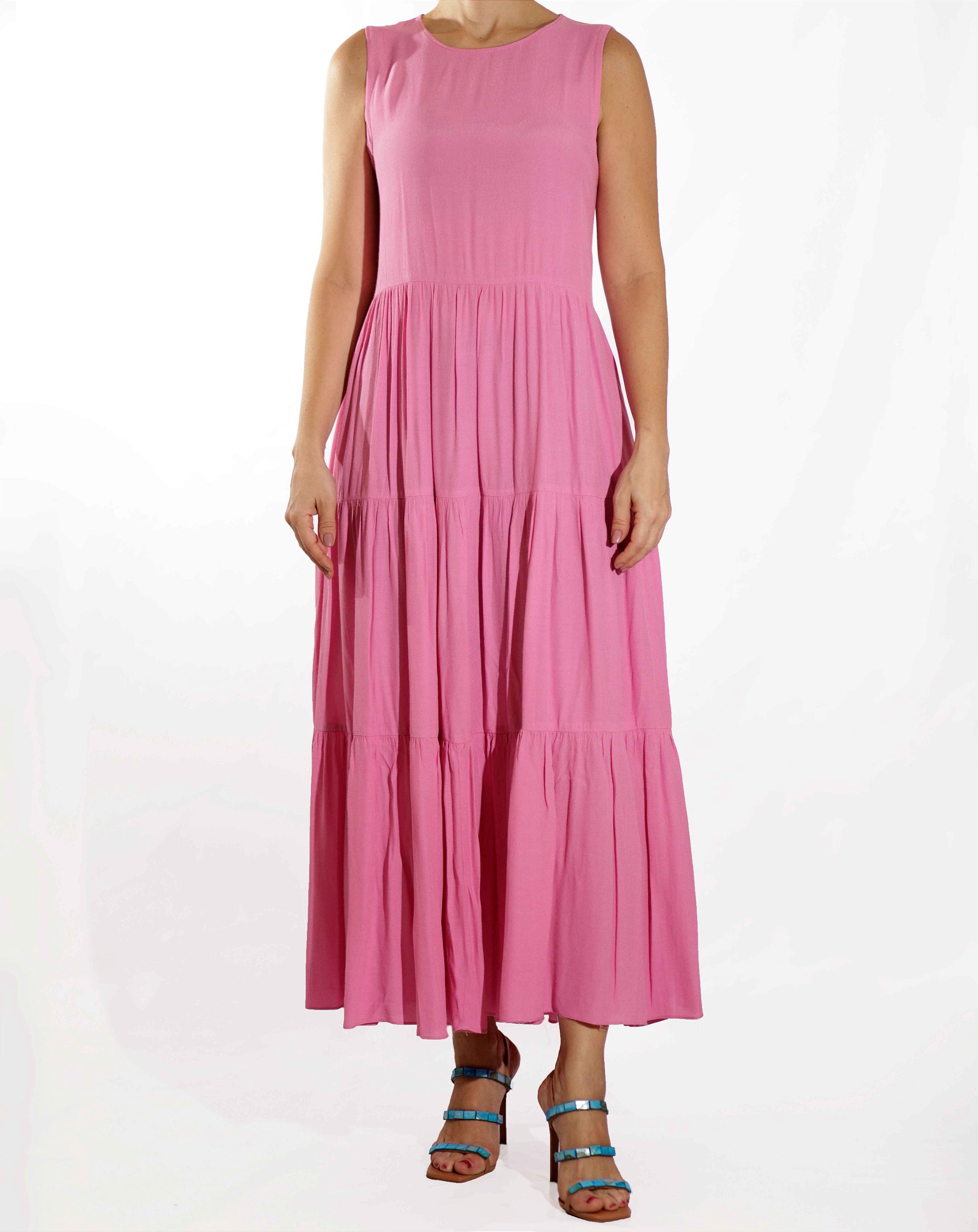 Vestido Longo Zara Rosa Claro - Bhava