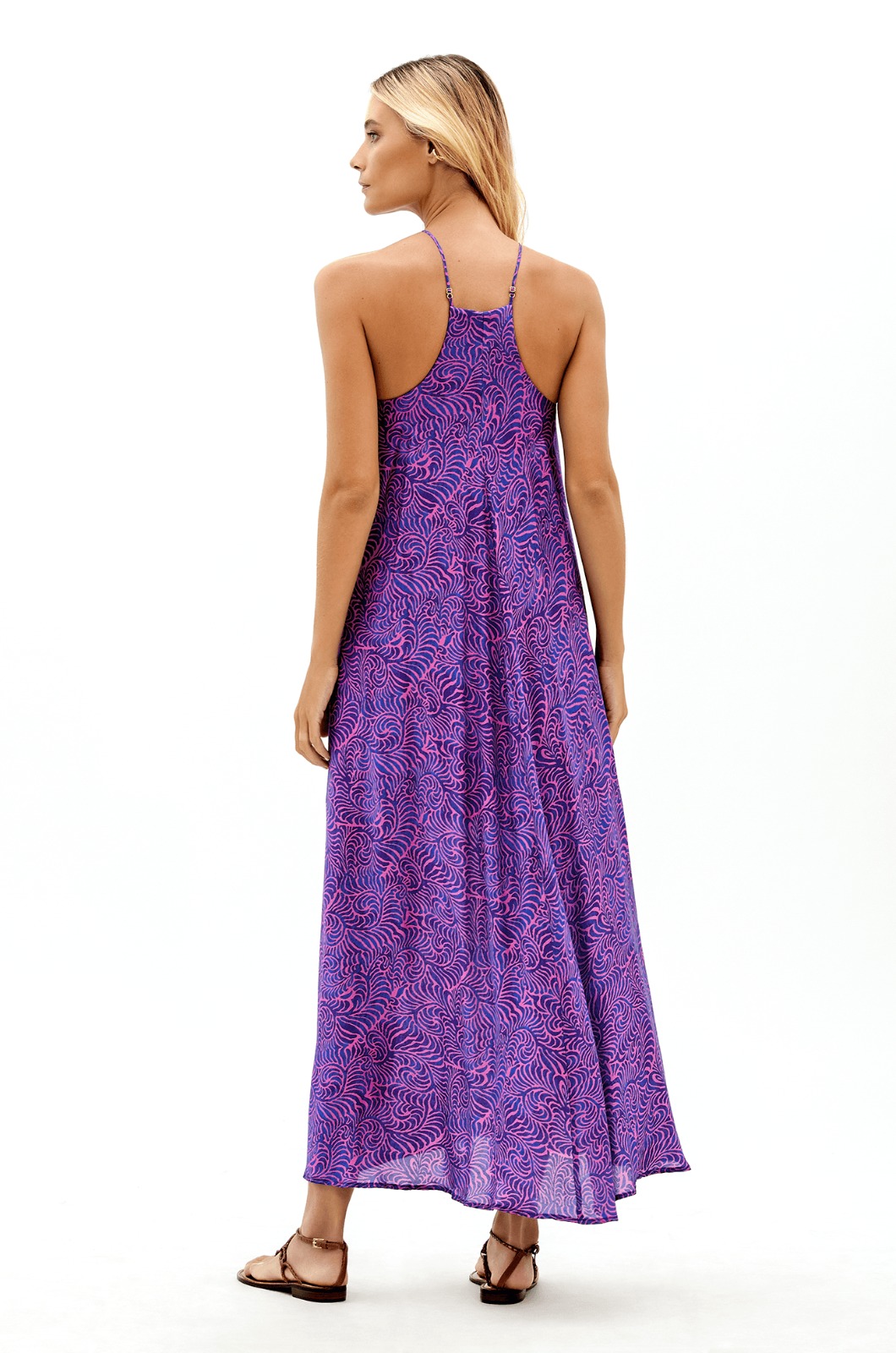 Vestido VIX Modelo Emily Longo Estampa Ortiz Lotus - Bhava
