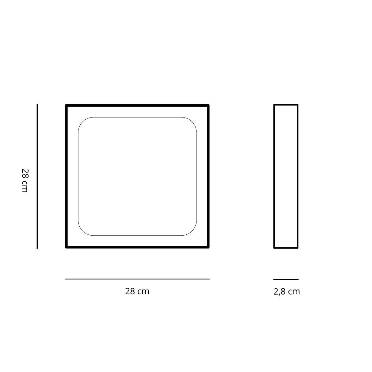 Painel Sob Quad 24W 4000K Bivolt - Candel Materiais Elétricos e ...