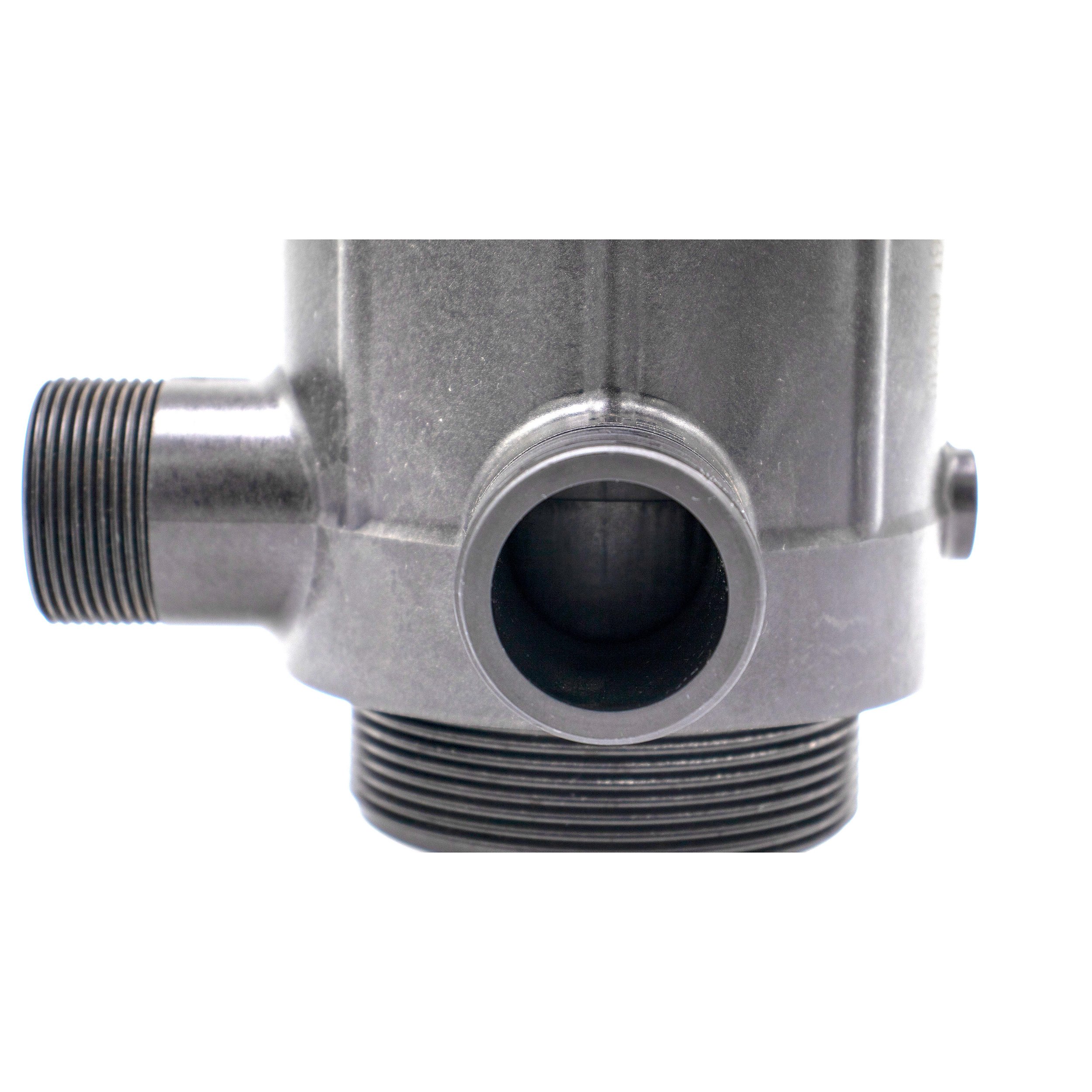 Válvula Filtro Manual F56 L (51208) Runxin 8 M³/H; Topo/Frontal ;In/Out 1 E 1/2";B-4"; Tubo-1 E ...